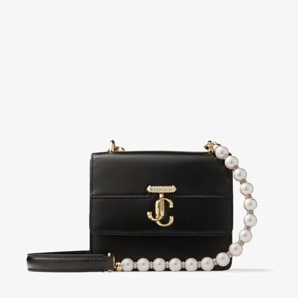 ショルダーバッグ JIMMY CHOO Jimmy Choo Avenue Quad Xs Shoulder Bag - Black/Light Gold